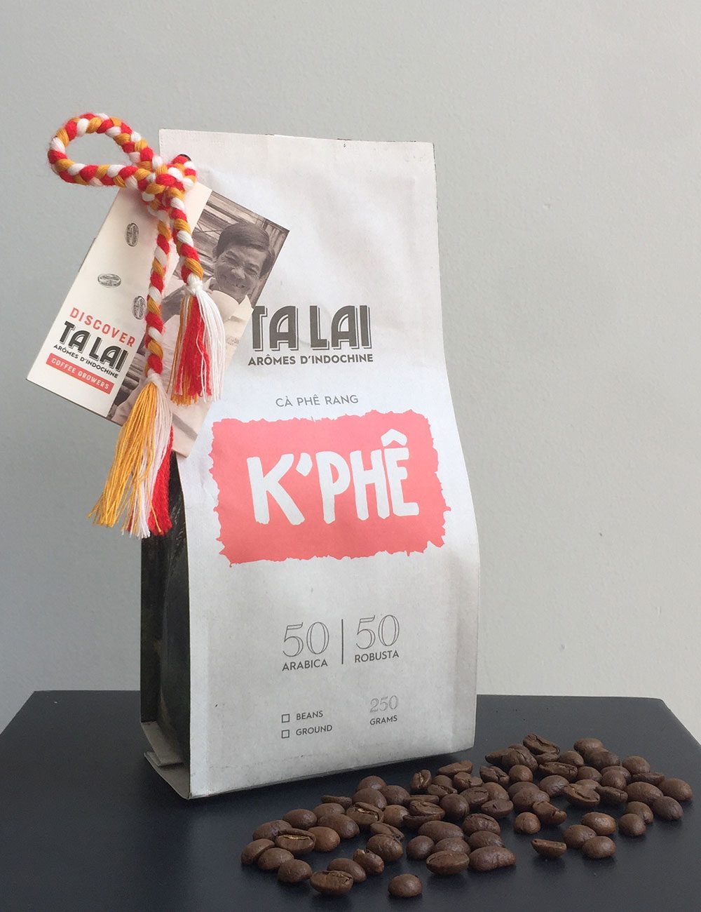 K’PHE 50/50 - COFFEE 50% ARABICA - 50% ROBUSTA - Ta Lai Arômes d'indochine